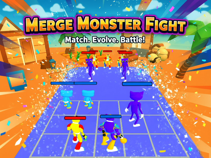 Merge Monster Fight 🕹️ Speel aanlyn op SGameS