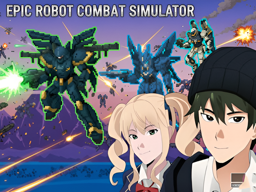 Epic Robot Combat Simulator 🕹️ Speel aanlyn op SGameS